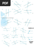 Corbett Maths Angles Parallel Lines | PDF | Angle | Elementary Geometry