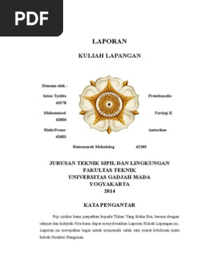 Contoh Laporan Kuliah Lapangan Teknik Sipil