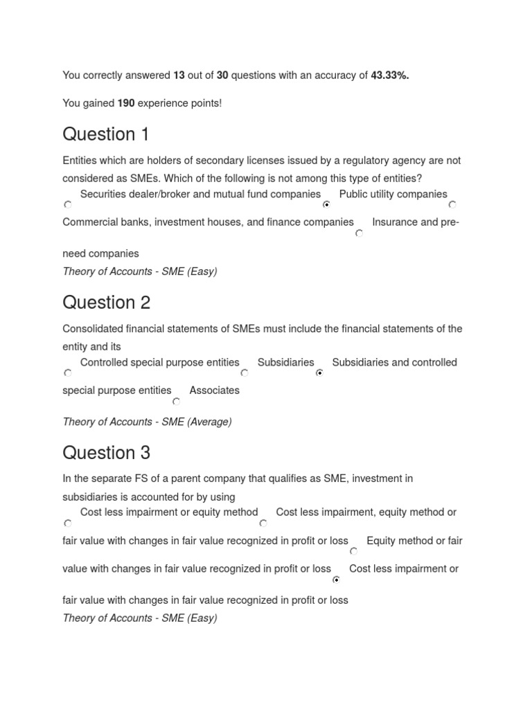 SME | PDF | Financial Statement | Small And Medium Sized Enterprises