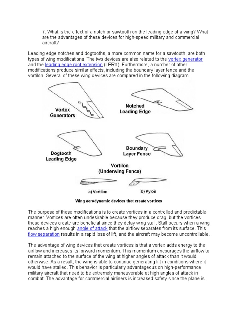 What Is The Effect of A Notch | PDF | Vortices | Stall (Fluid Mechanics)