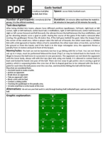 Playing Field: Diagram of A Gaelic Football Pitch | PDF | Referee ...