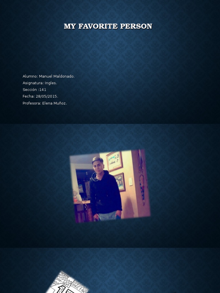 My Favorite Person 1 | PDF