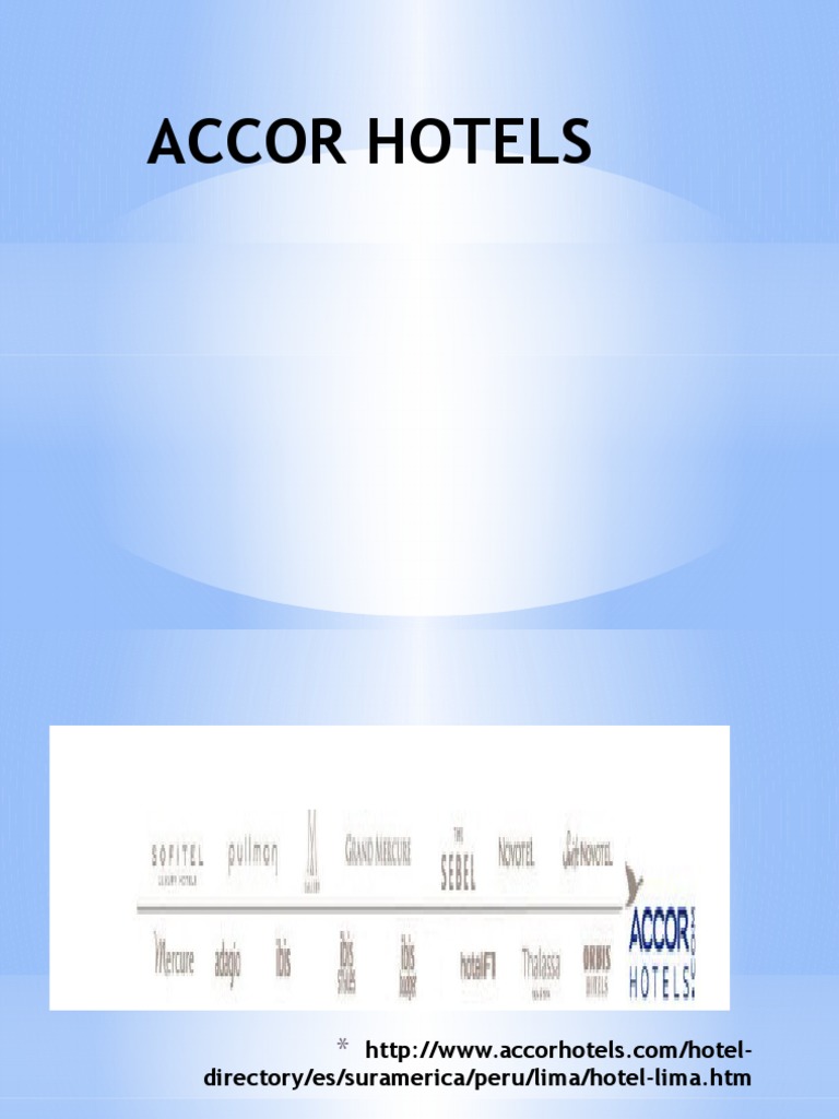 Marcas del Grupo Accor Hoteles | PDF