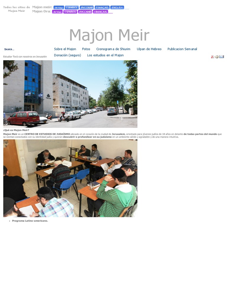 Machon Meir | PDF | Judios | Jerusalén