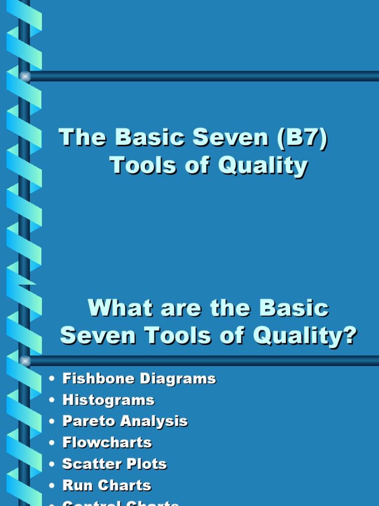 Seven Quality Tools Overview | PDF | Scatter Plot | Histogram