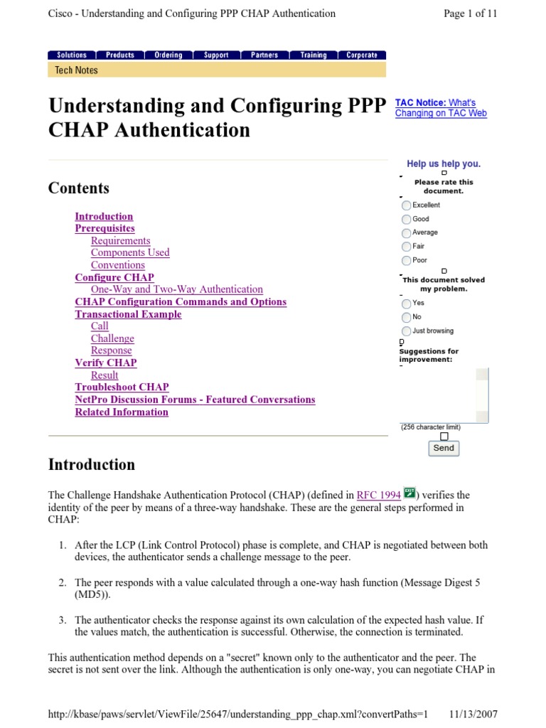 Understanding PPP Chap Configuration | PDF | Business