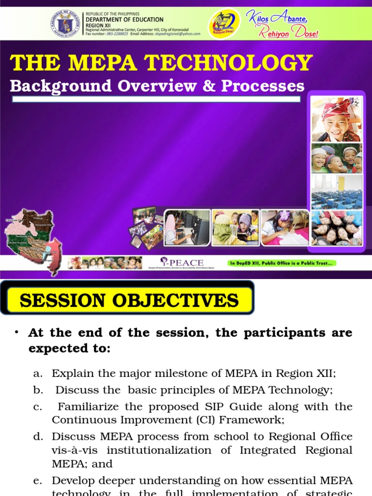 MEPA Technology in Region XII Overview | PDF | Governance | Evaluation