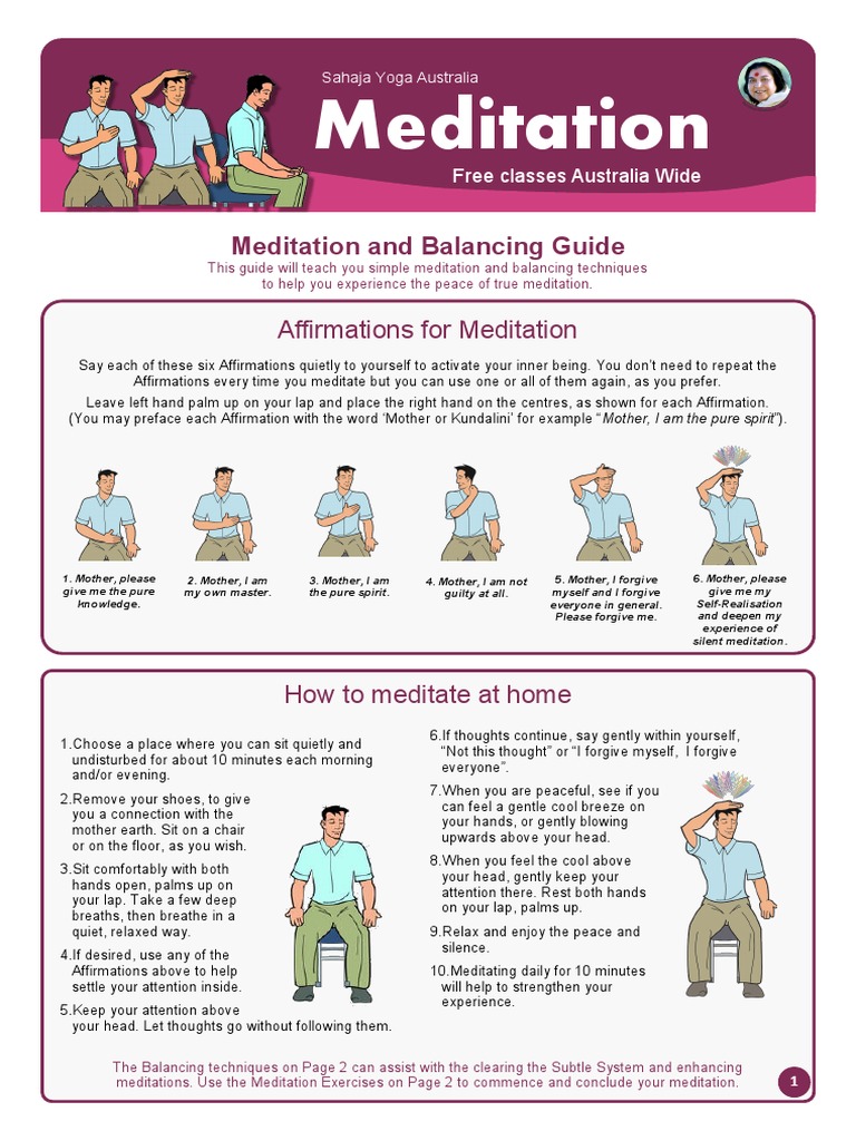 Meditation and Balancing Guide | PDF | Chakra | Meditation