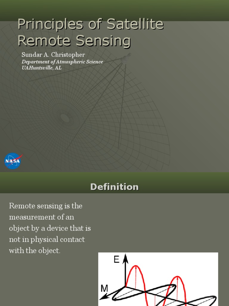 7.Principles of Remote Sensing Overview | Image Resolution | Remote Sensing