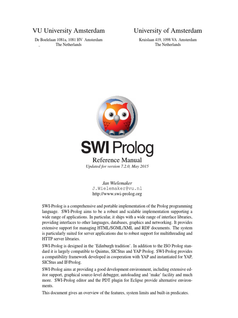SWI-Prolog-7 2 0 | PDF | Computer Programming | Software Engineering