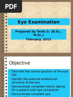 Eye Examination OSCE Checklist Geeky Medics | PDF