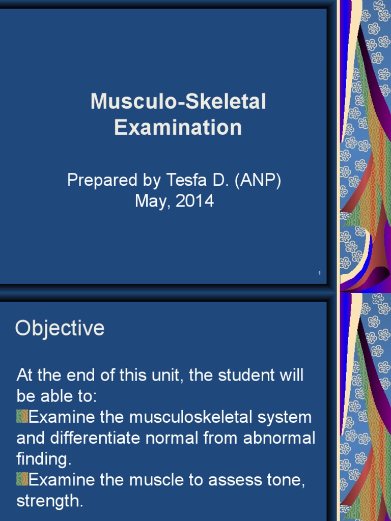 Unit-13-Musculo-Skeletal Examination | PDF | Anatomical Terms Of Motion ...
