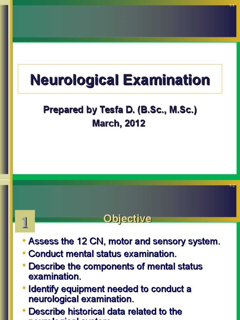Unit-14-Neurological Examination | PDF | Spinal Cord | Cerebrum