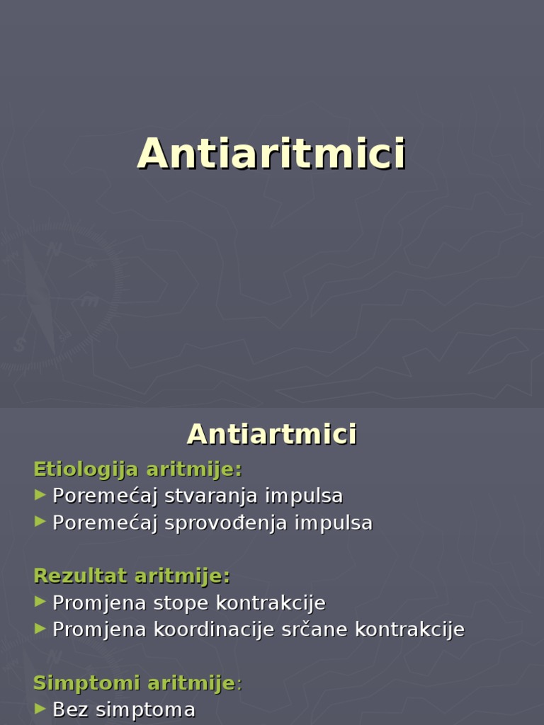 ANTIARITMICI | PDF