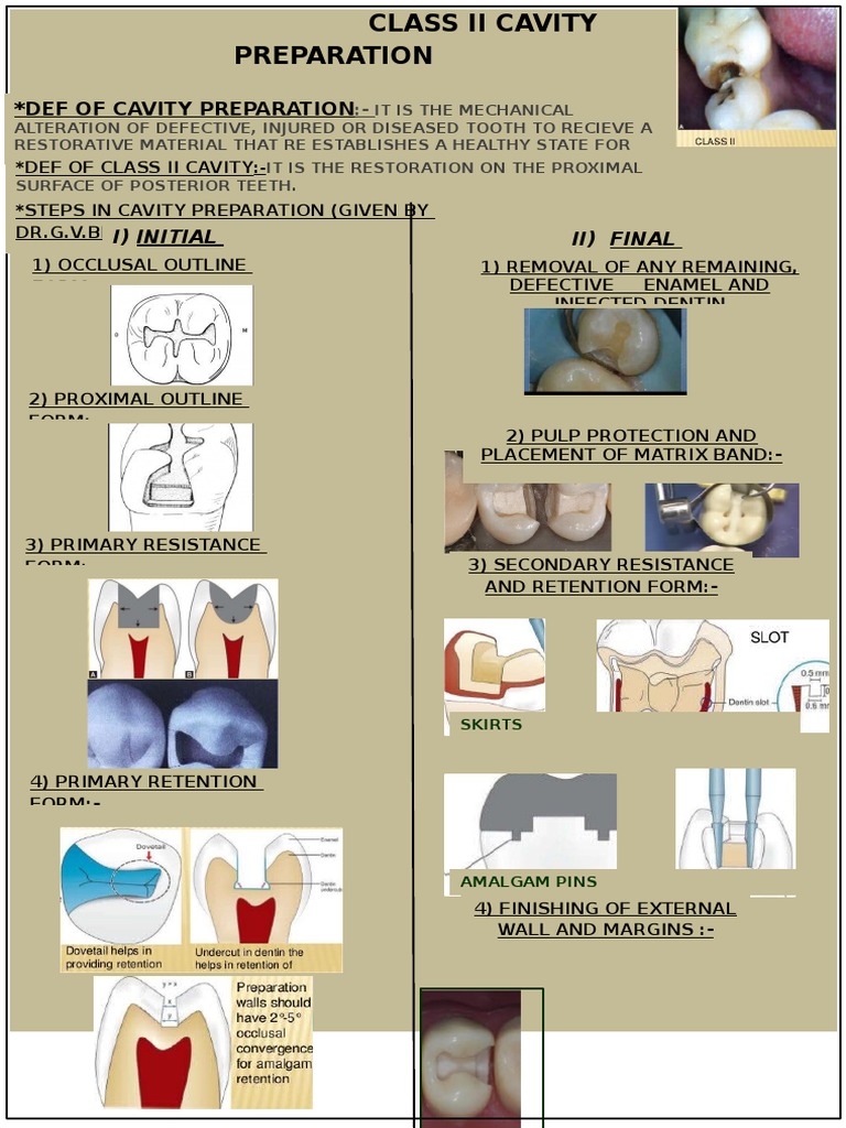 Cavity Classes