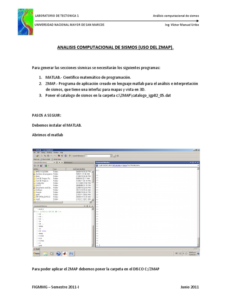 Curso Zmap - Tectonica Practica PDF | PDF | Matlab | Software