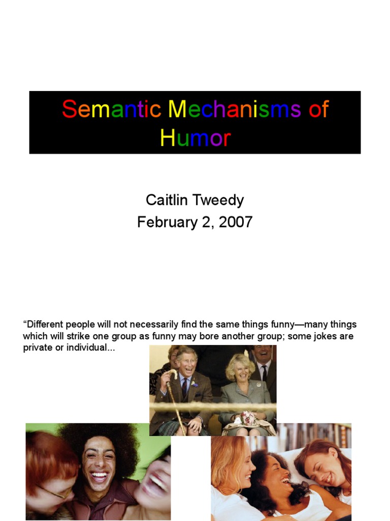 Semantics of Humor | PDF | Humour | Physician