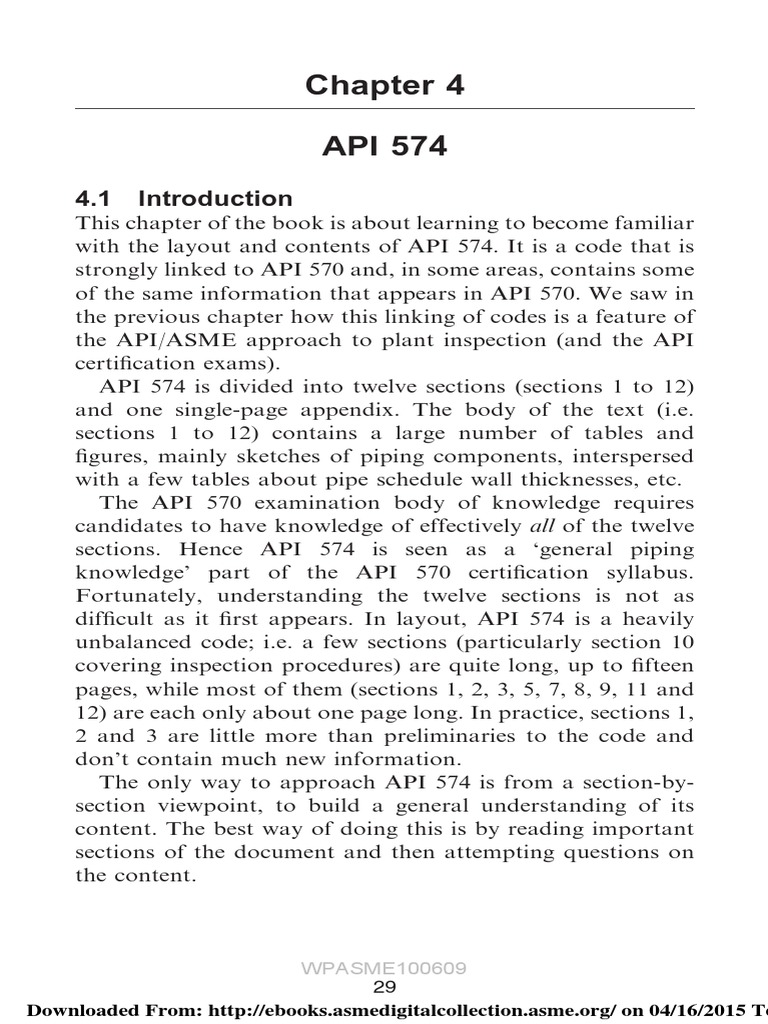 ch4 - API 574 PDF | Download Free PDF | Pipe (Fluid Conveyance ...