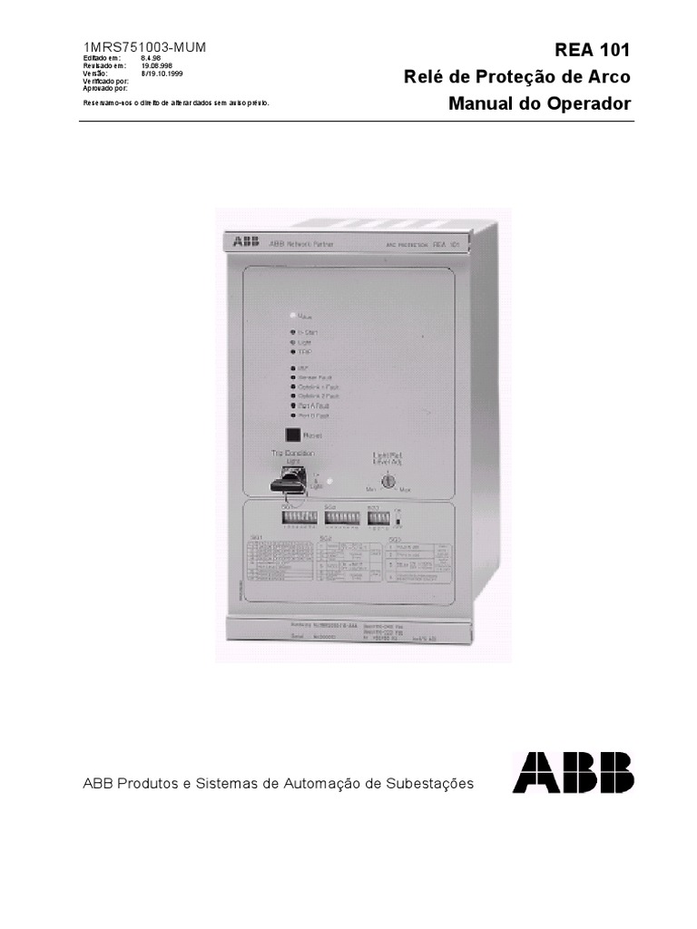 Rea 101 Om Portugues | PDF | Relé | Rede Elétrica