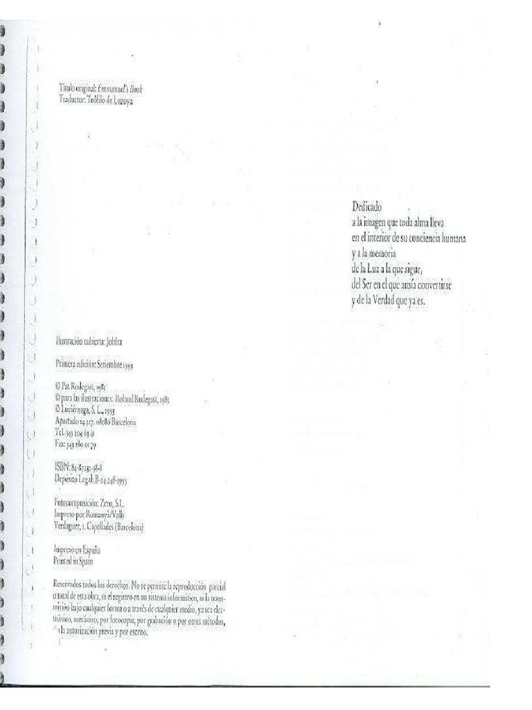 El Libro de Emmanuel | PDF