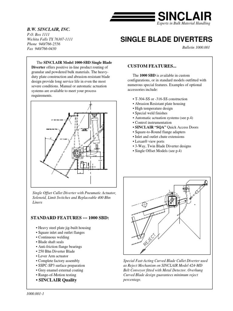 Two Way Diverter Valves | PDF | Valve | Actuator