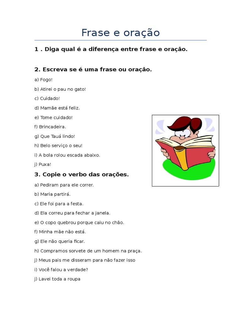 Frase e Oração | PDF