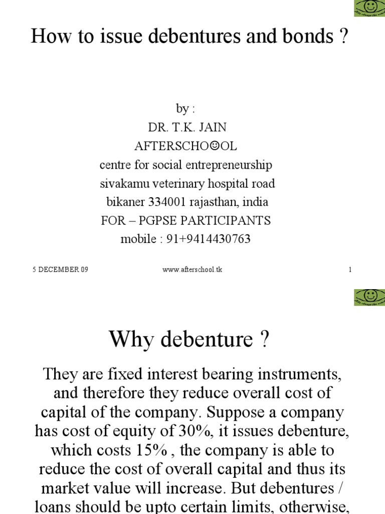 How To Issue Debentures and Bonds | PDF | Bonds (Finance) | Mortgage Law
