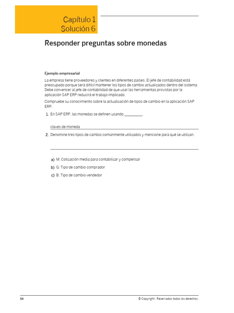 Preguntas y Respuestas SAP FI | PDF