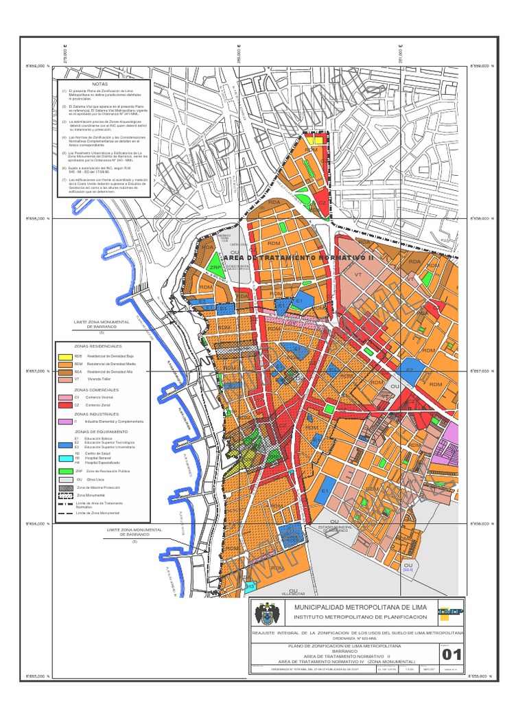 Plano Barranco Actual | PDF
