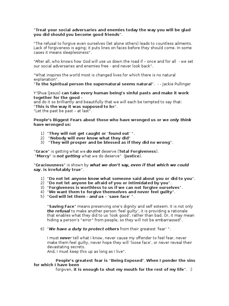 Total Forgiveness | PDF | Forgiveness | Religious Belief And Doctrine