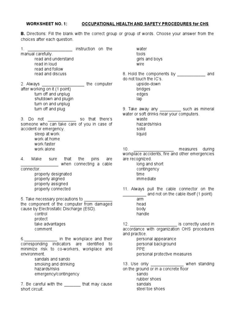 TLE 9 Project Worksheet | PDF | Computer Data Storage | Usb Flash Drive