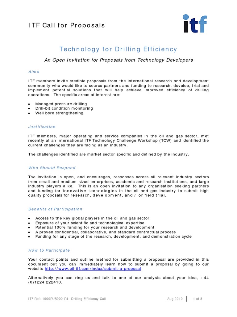 Technology For Drilling Efficiency Pdf Drilling Science