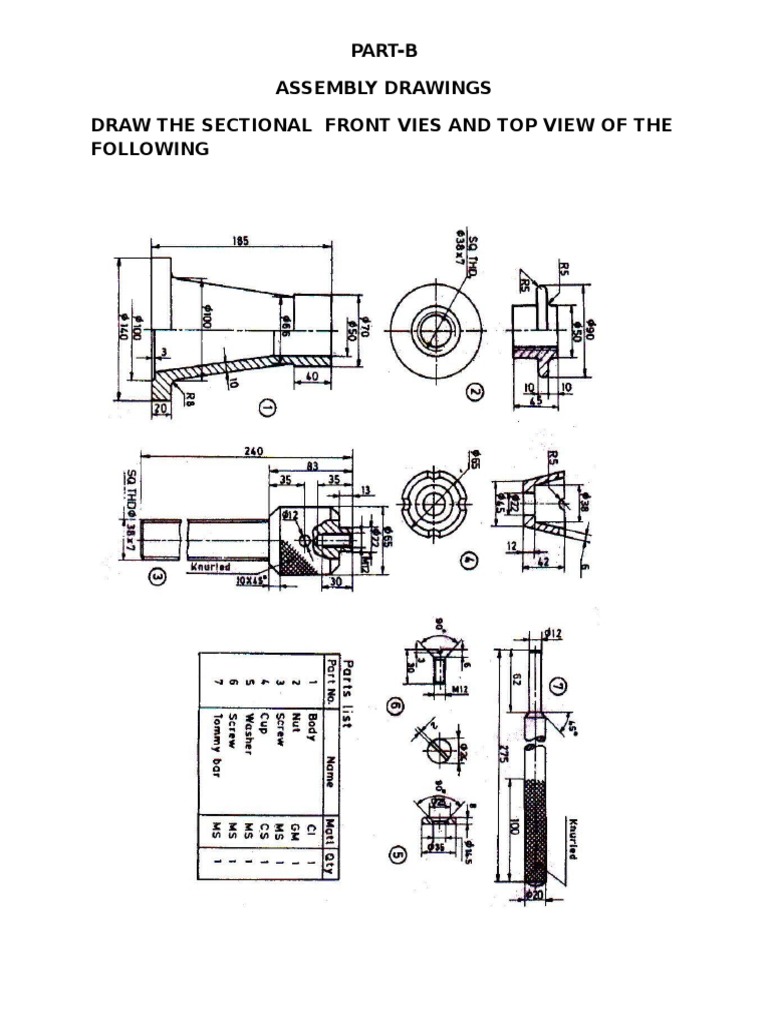 Machine Drawing | PDF