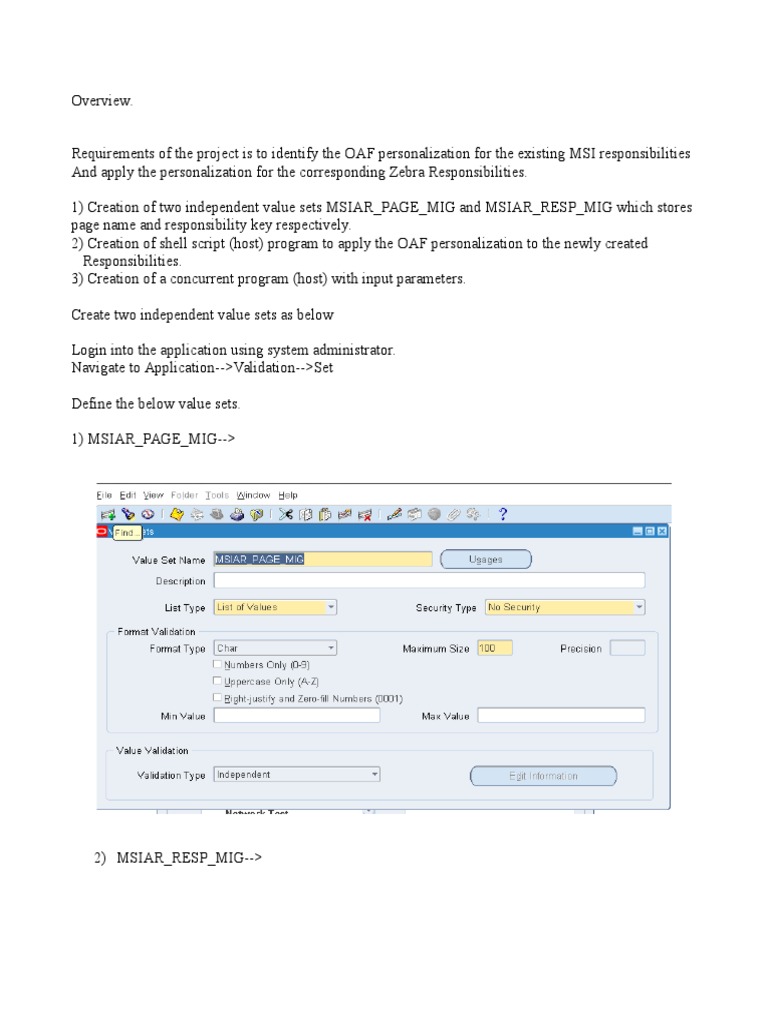 OAF Personalization Migration Guide | PDF | Parameter (Computer Programming) | Xml