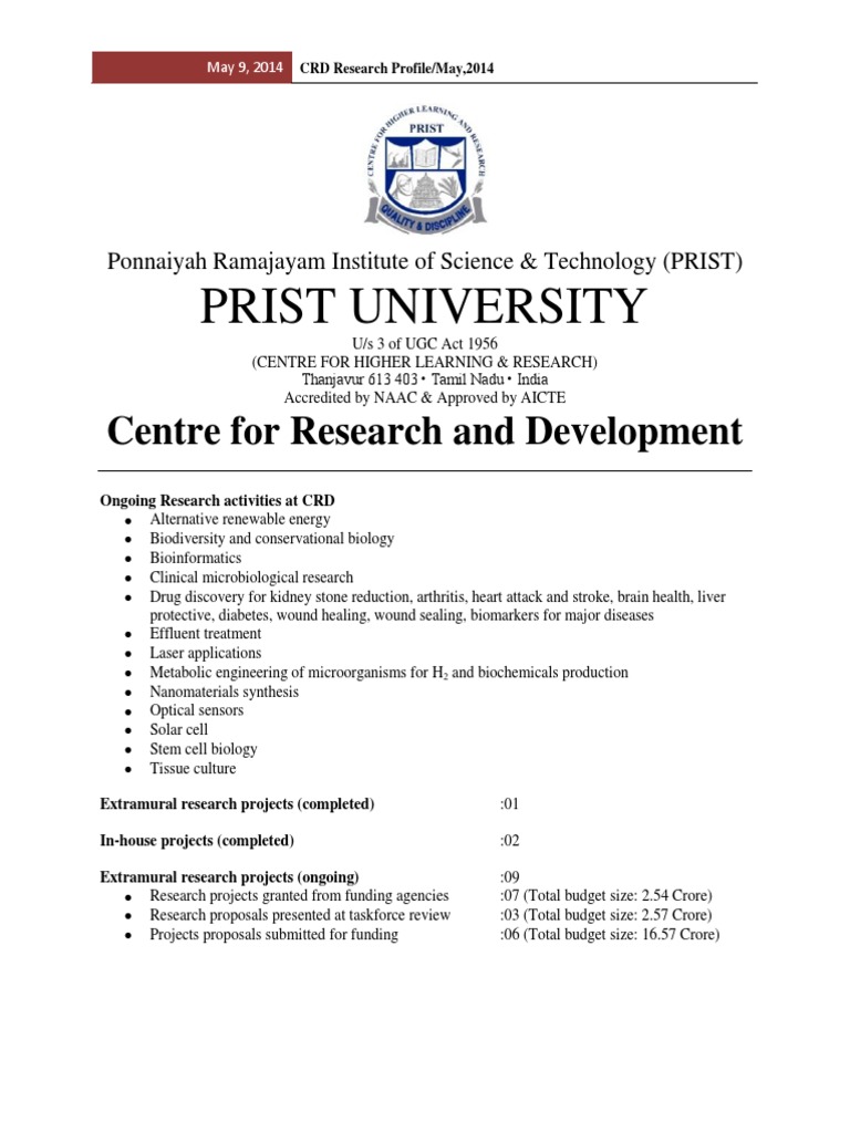 PRIST RESEARCH-Profile_May2014.pdf | Science, Technology, Engineering ...