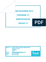 Gr12 TOERISME HERSIENINGSBOEKIE 2025 - MSED | PDF