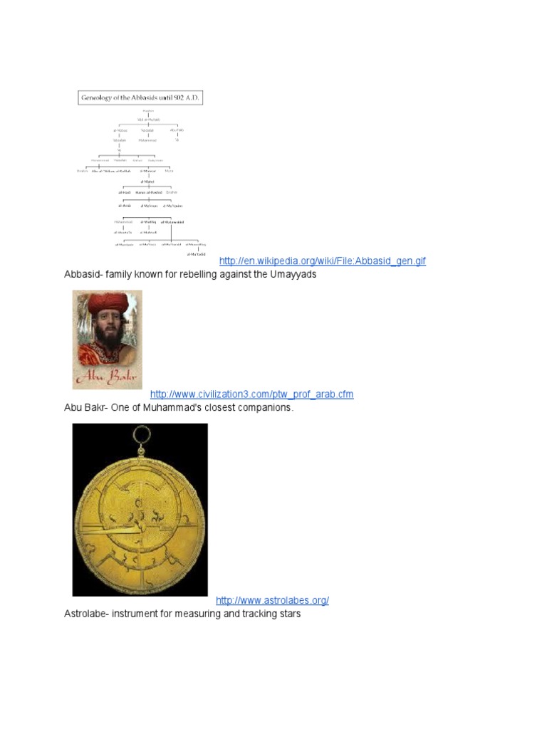 Abbasid-Family Known For Rebelling Against The Umayyads | PDF