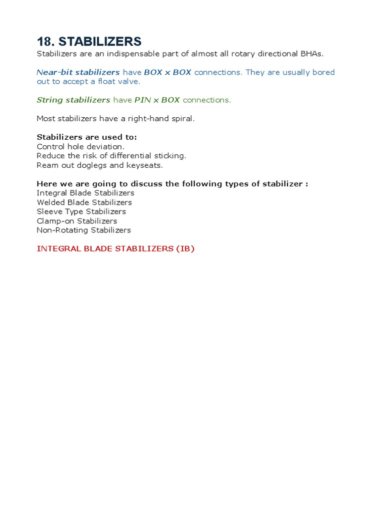 Stabilizer Type | PDF | Blade | Welding