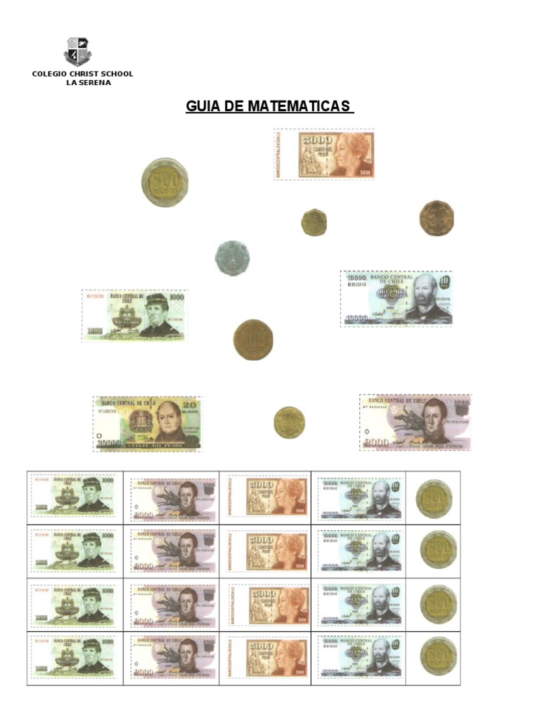 Guía monedas y billetes | PDF | Euro | Dólar de los Estados Unidos