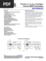 Low Noise, Wide Bandwidth, MEMS Accelerometer: ADXL1004 | PDF ...