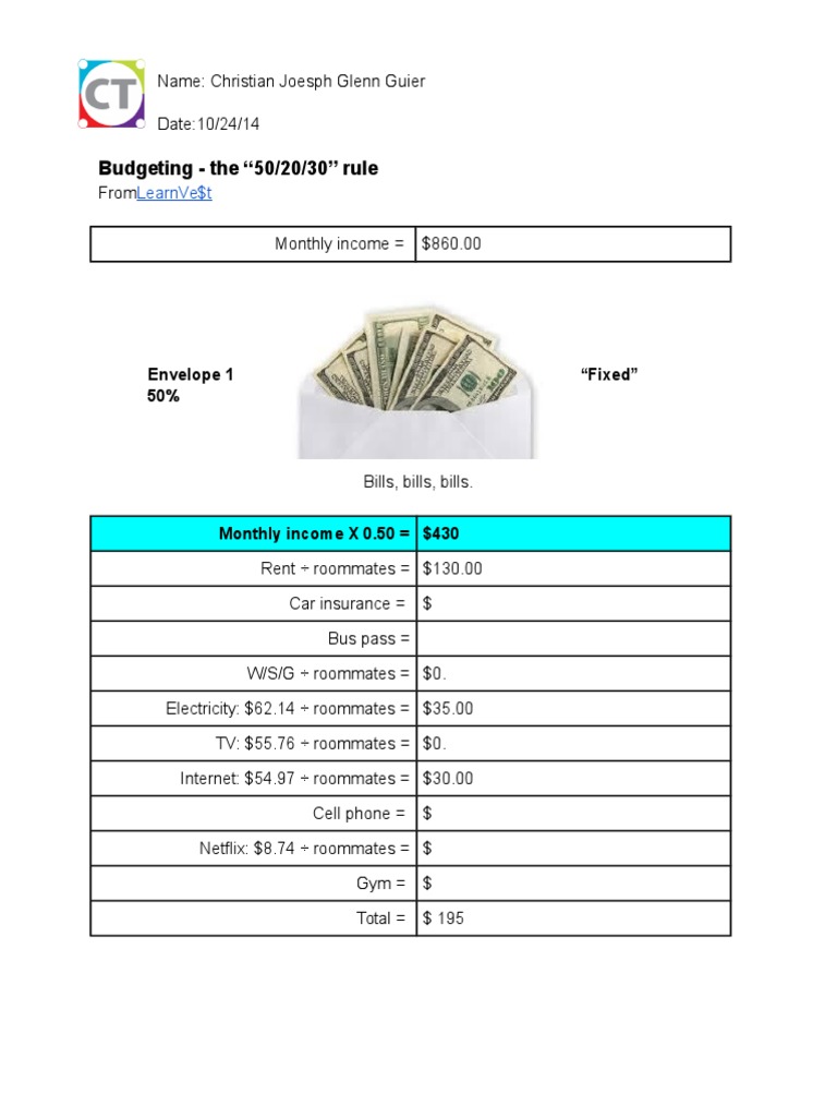 Income-Based Budgeting Guide | PDF