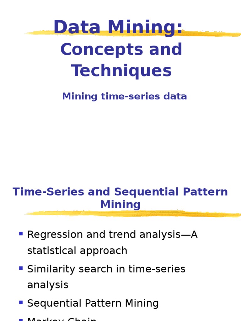 Data Mining | PDF | Discrete Fourier Transform | Time Series