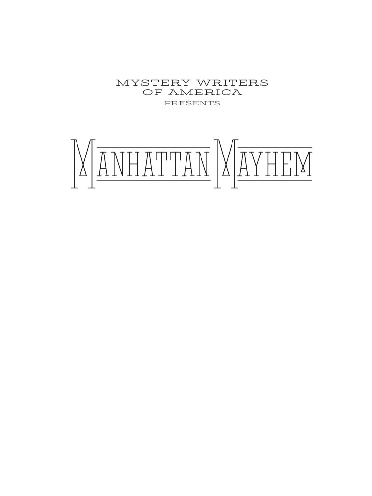 Manhattan Mayhem: Advance Reader Sample | PDF | Manhattan | Mystery