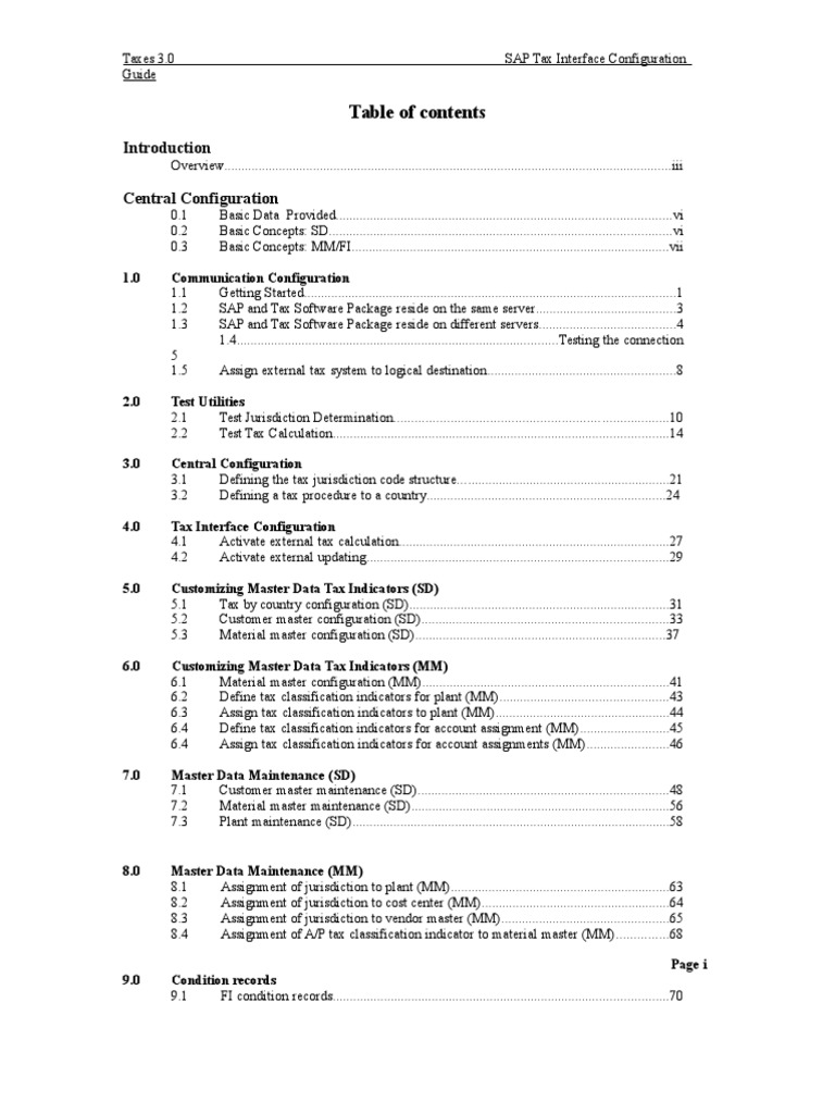 Tax Interface | PDF | Application Programming Interface | Sap Se