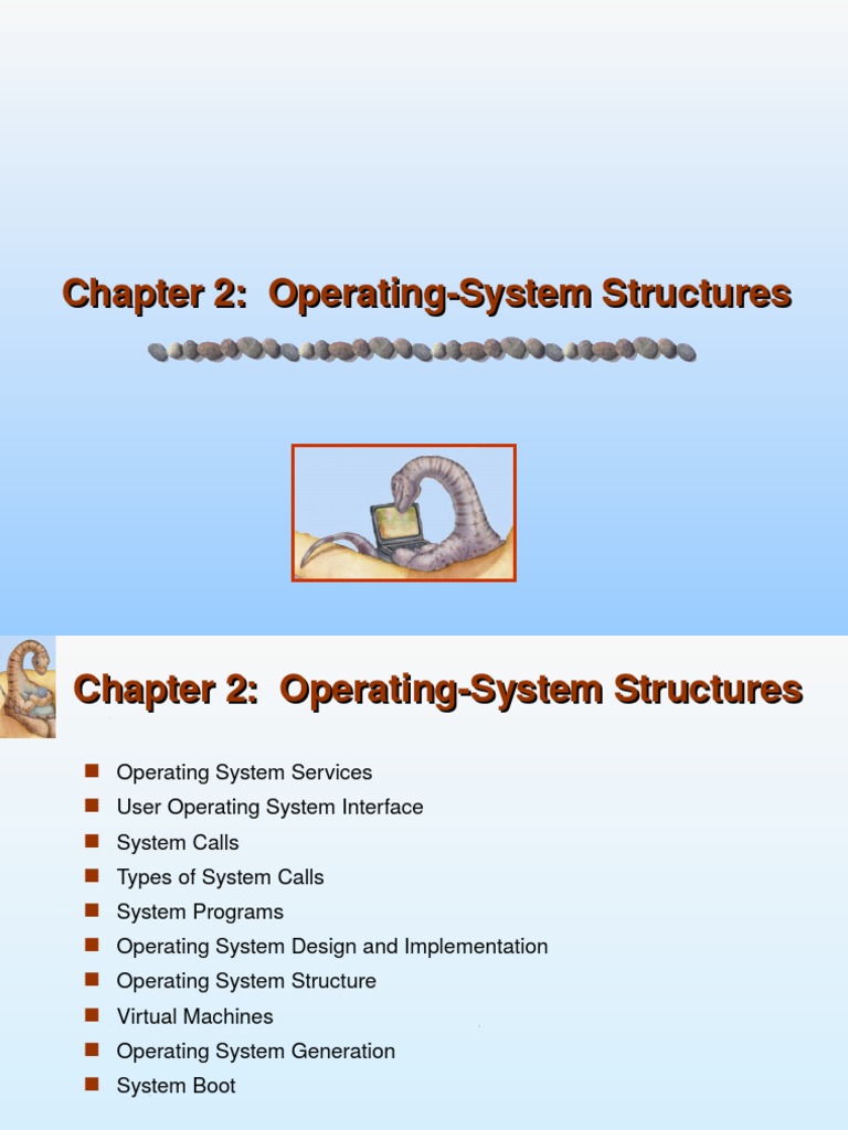 Chapter 2: Operating-System Structures | PDF | Operating System | Shell (Computing)