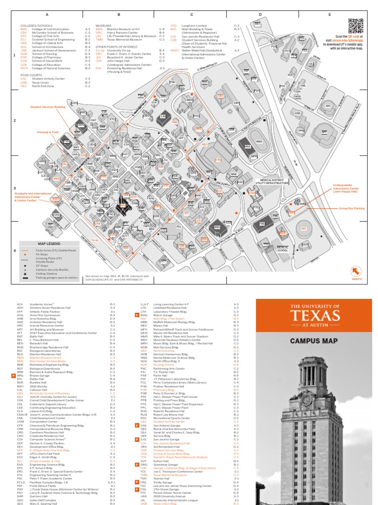 Ut Campus Map | PDF