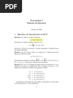 100 Ejercicios Resueltos de Econometría | PDF