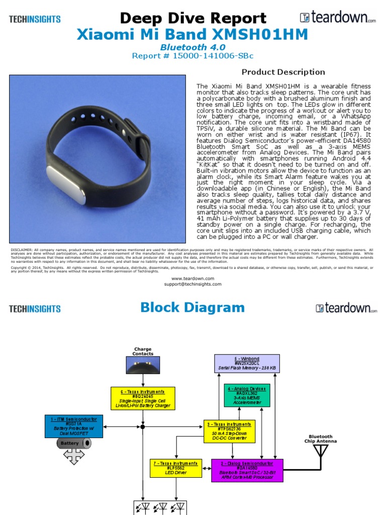 Xiaomi Mi Band DC | PDF | Computers