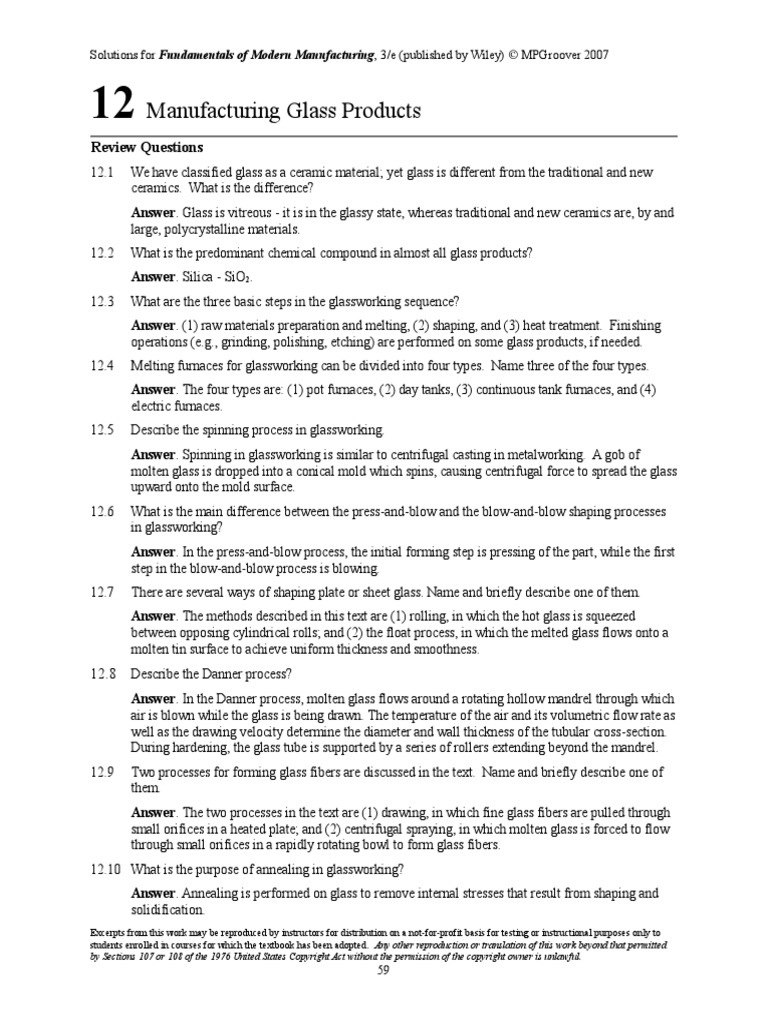 CH 12 | PDF | Glasses | Ceramics