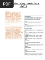 Understanding BBFC Age Classifications | PDF